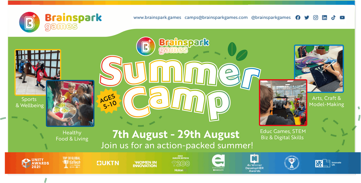 Brainspark Summer Holiday Camps (HAF), Brainspark Games, London, 7 ...