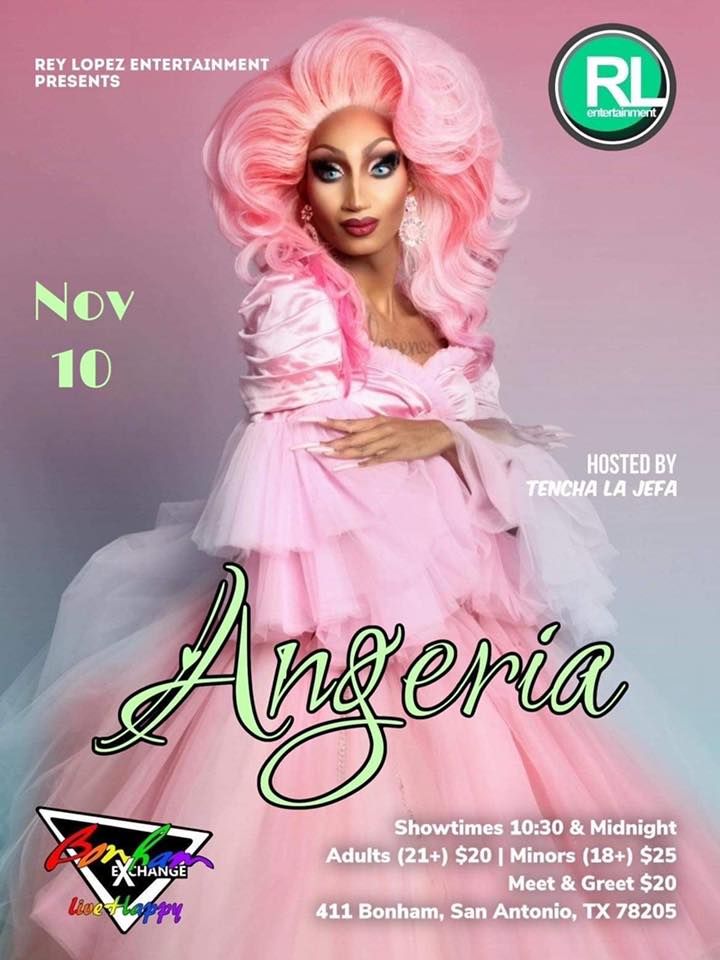 Angeria from RuPauls Drag Race, The Bonham Exchange, San Antonio, 28 ...