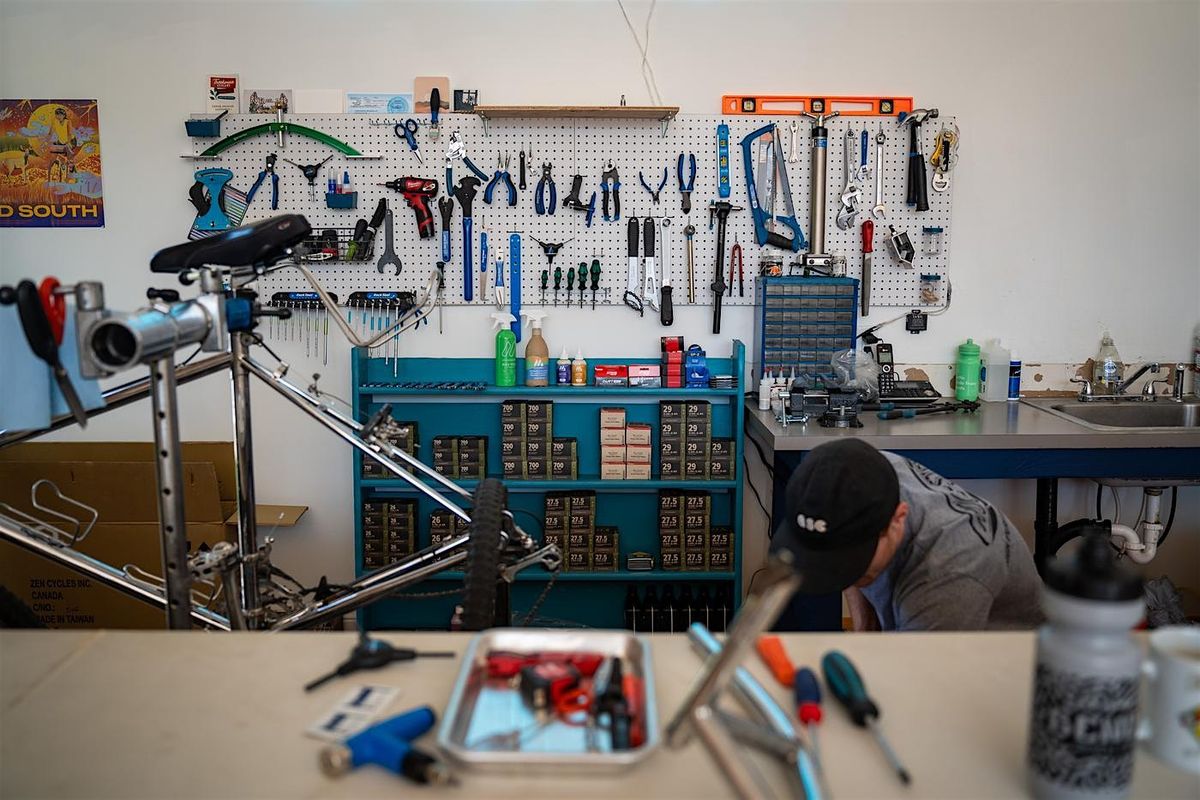 Intro to Bike Mechanics, Treehouse Cyclery, Denver, 9 April 2024