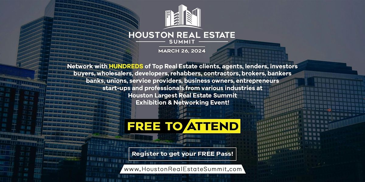 Houston Real Estate Summit 2024, Wakefield Crowbar, Houston, 26 March 2024