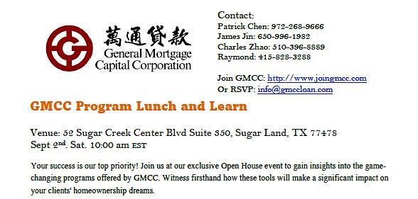 GMCC Program Lunch and Learn, General Mortgage Capital Corporation ...