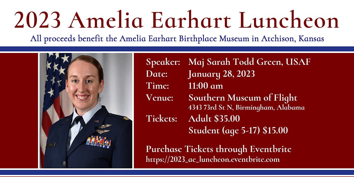 2023 Amelia Earhart Luncheon, Southern Museum of Flight, Birmingham, 28 ...