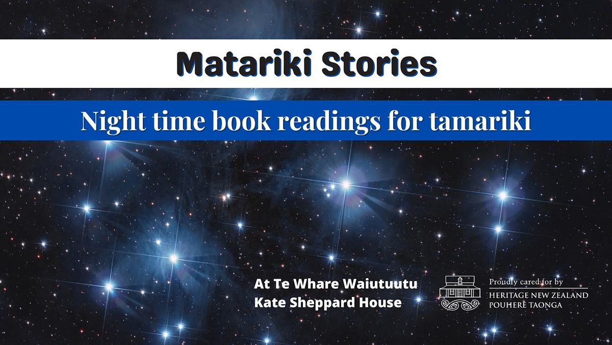 Matariki Stories - night time book readings for tamariki, Kate Sheppard ...