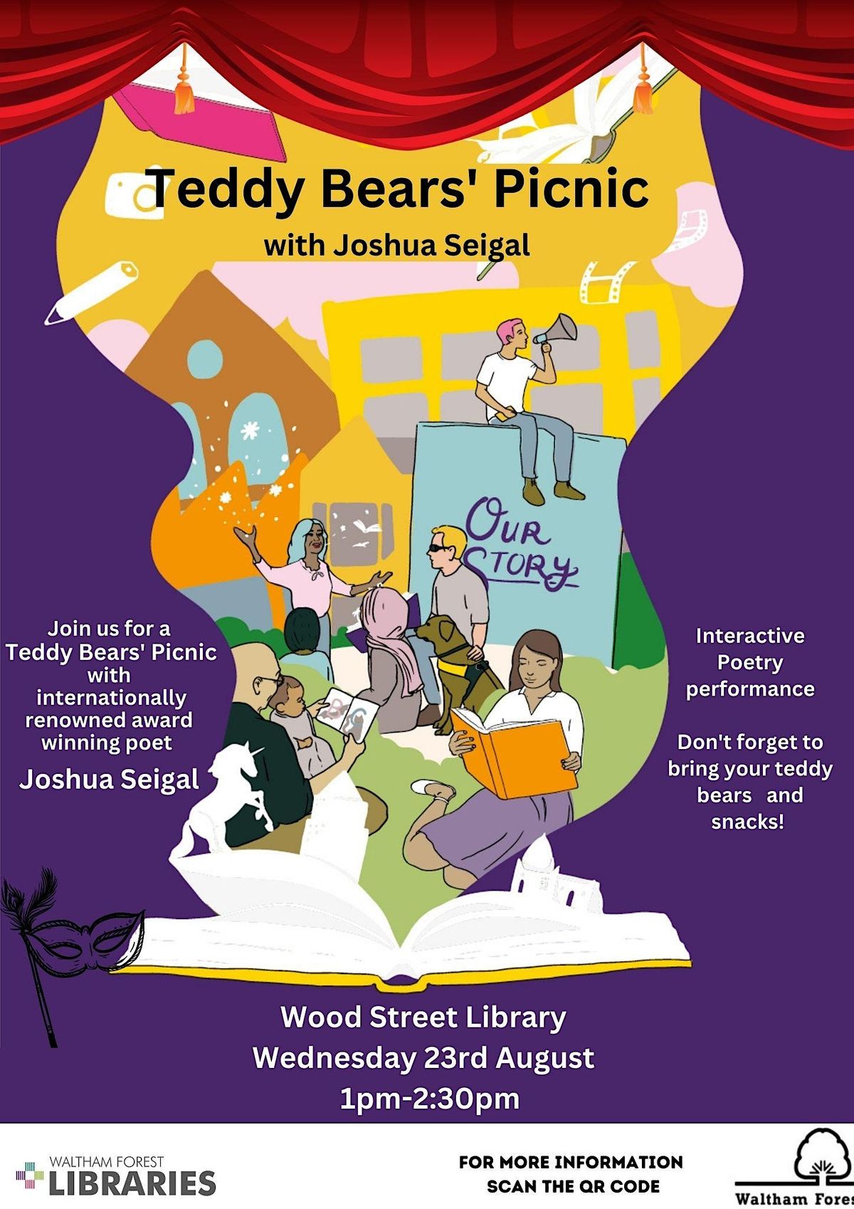 Teddy Bears Picnic with poet Joshua Seigal @ Hale End Library, Hale End ...