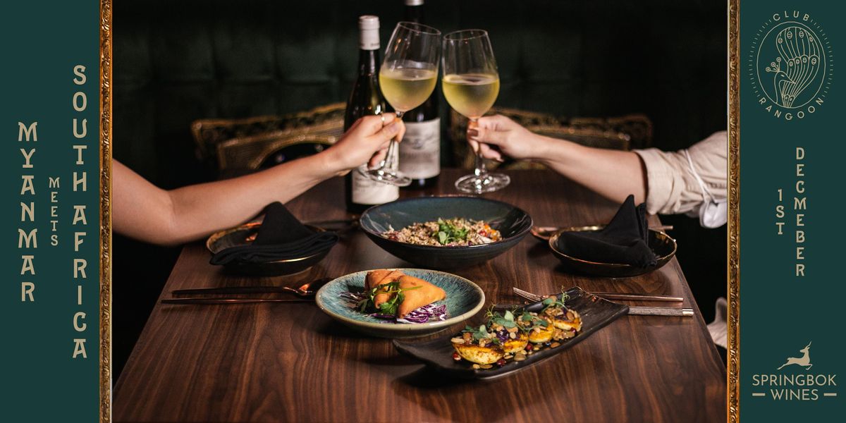 Myanmar Meets South Africa brought to you by Club Rangoon & Springbok ...