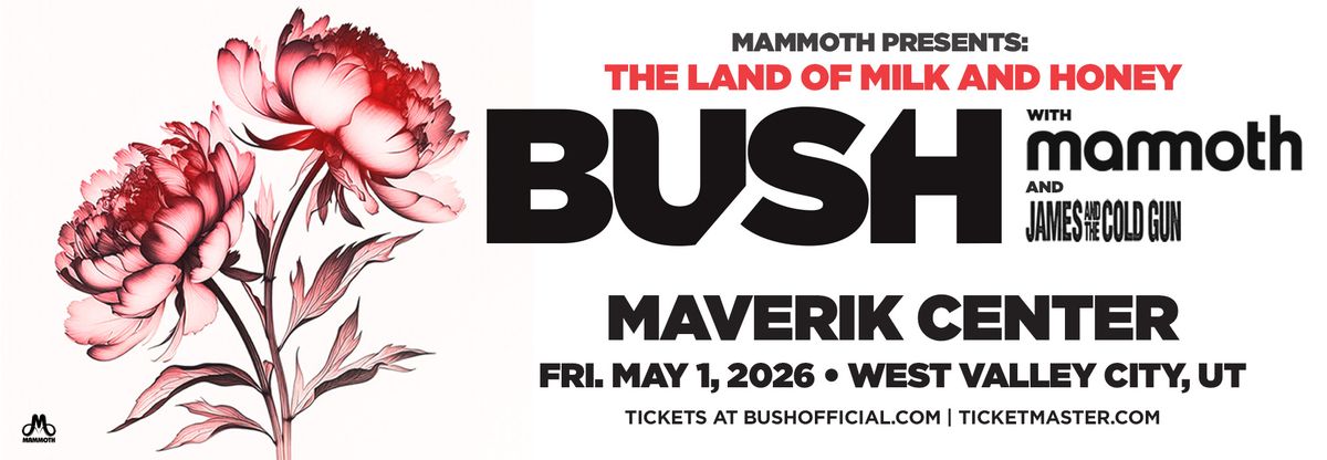 Parking Bush with Mammoth and James and the Cold Gun, Oshkosh Arena, 7 ...