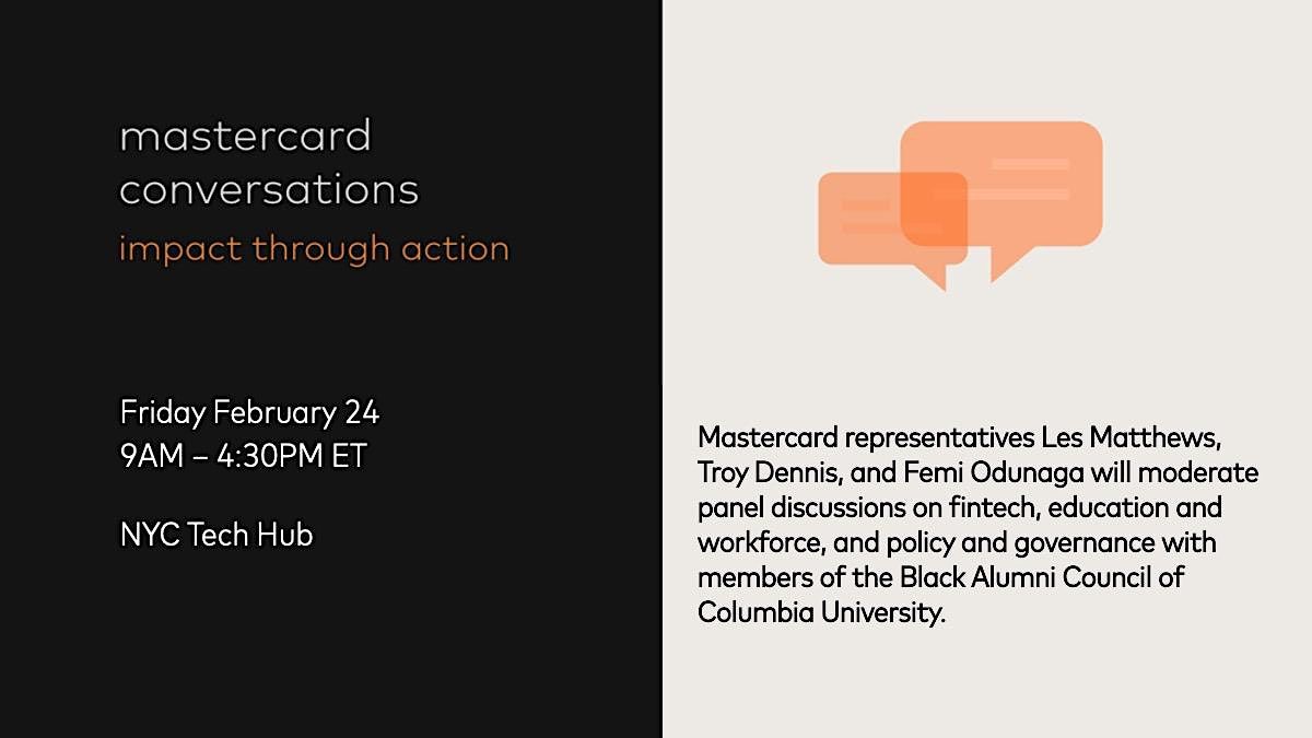 Black Leaders Forum, Mastercard, New York, 24 February 2023