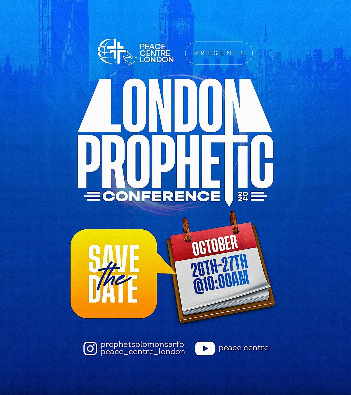 LONDON PROPHETIC CONFERENCE 2024, unit 7, 10 Argall Ave, London, 26 ...