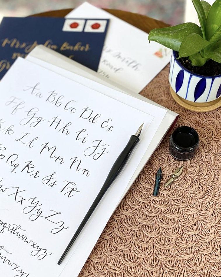 Intro to Modern Calligraphy, CRAFT, AUSTIN, 19 May 2022