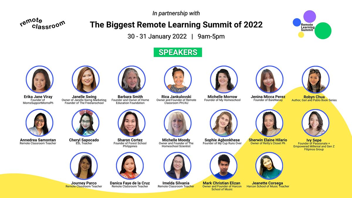 The Biggest Remote Learning Summit, Online, 30 January to 31 January