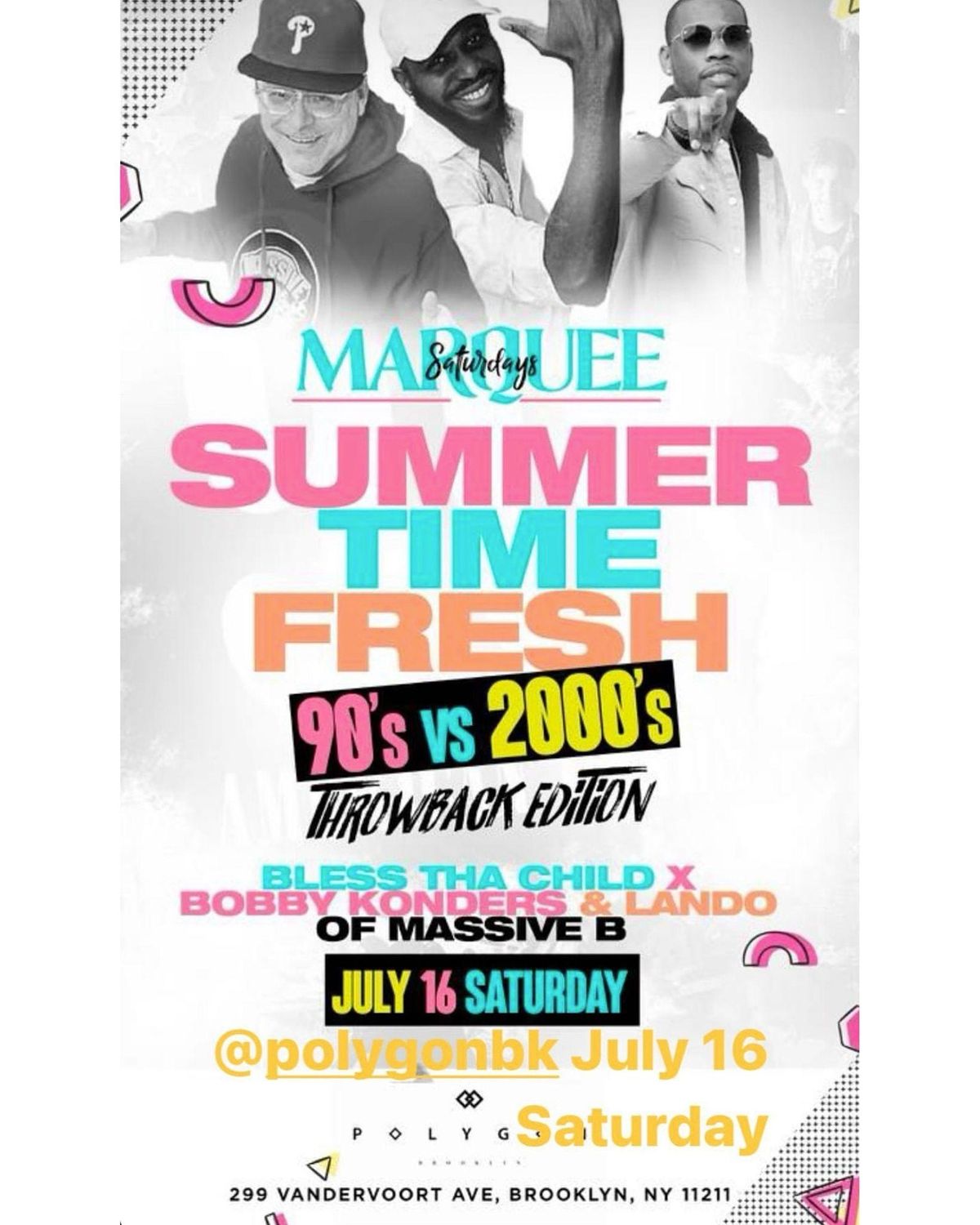 Summertime Fresh Throwback Edition w/ Open Bar, Rooftop, Free Entry ...