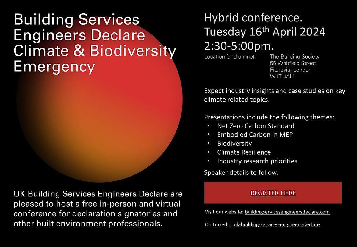 UK Building Services Engineers Declare Climate & Biodiversity Emergency ...