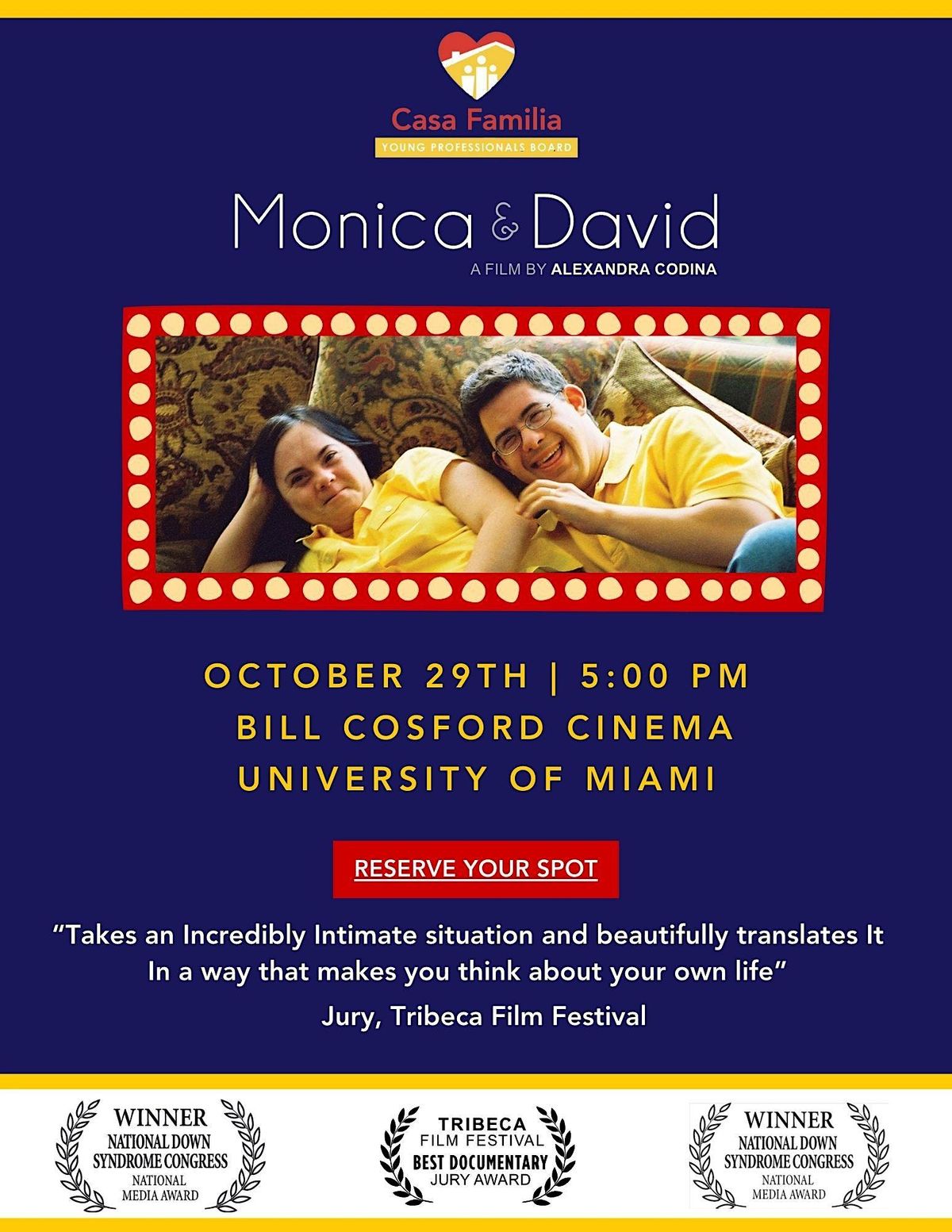 Casa Familia YPB Movie Screening with Ali Codina, Cosford Cinema ...