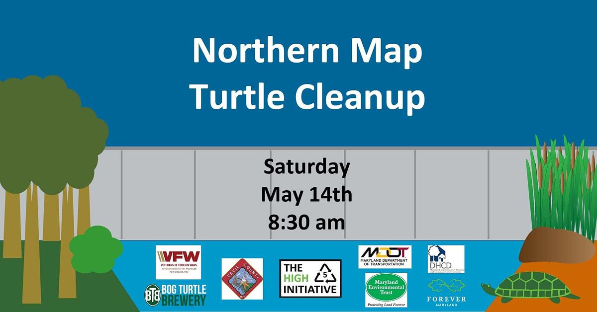 Northern Map Turtle Cleanup at Susquehanna River, Conowingo Park, 14 ...