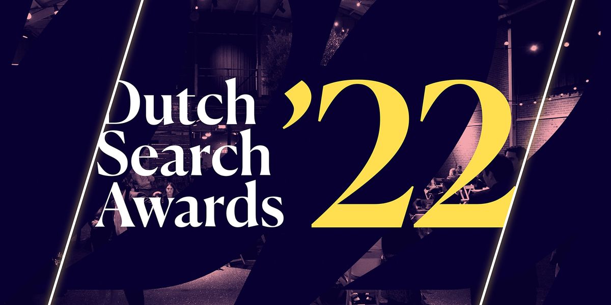 Dutch Search Awards 2022, De Fabrique, Utrecht, 2 December 2022