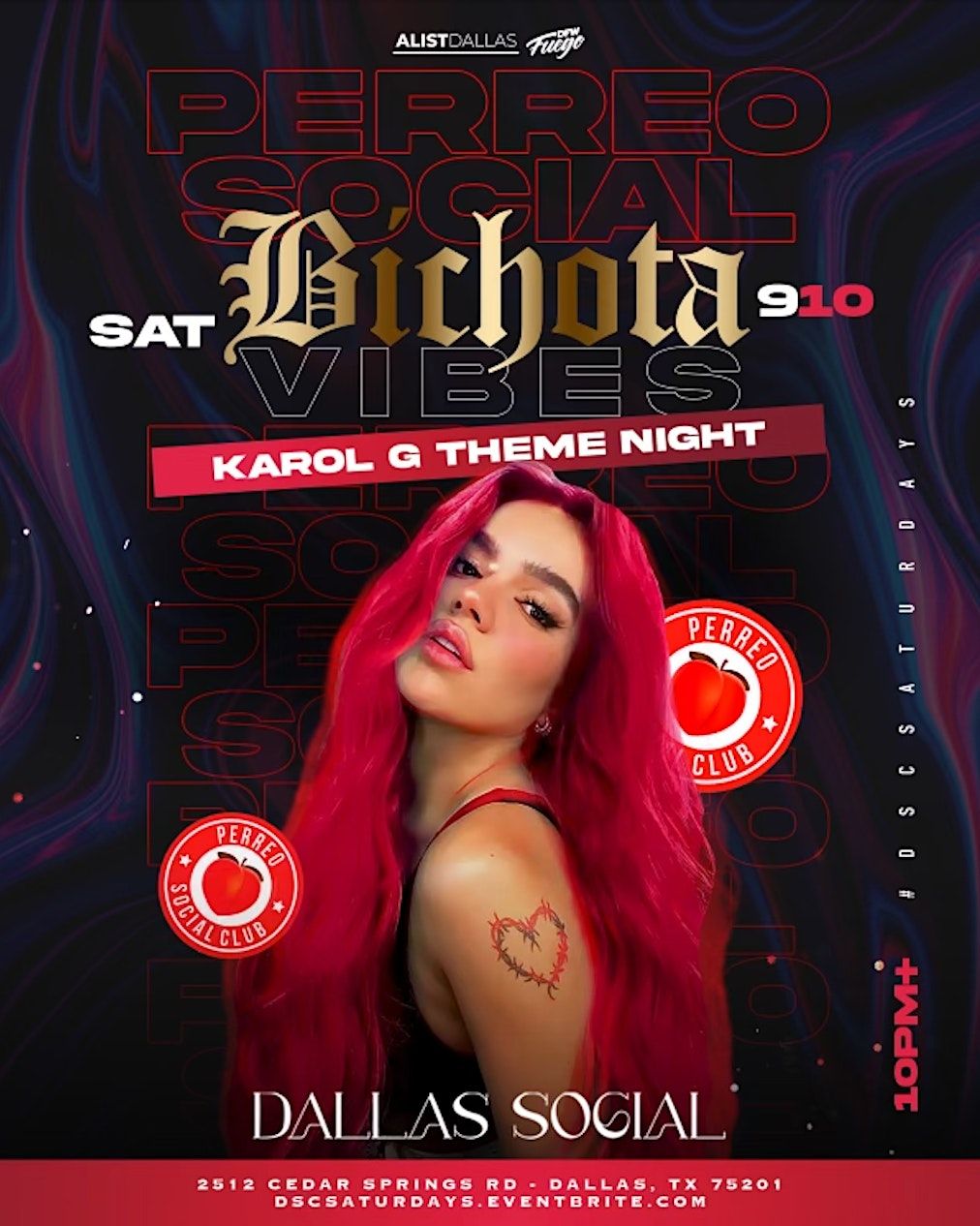 Dallas Social Bichota Vibes - Karol G Theme Night, Dallas Social Club ...