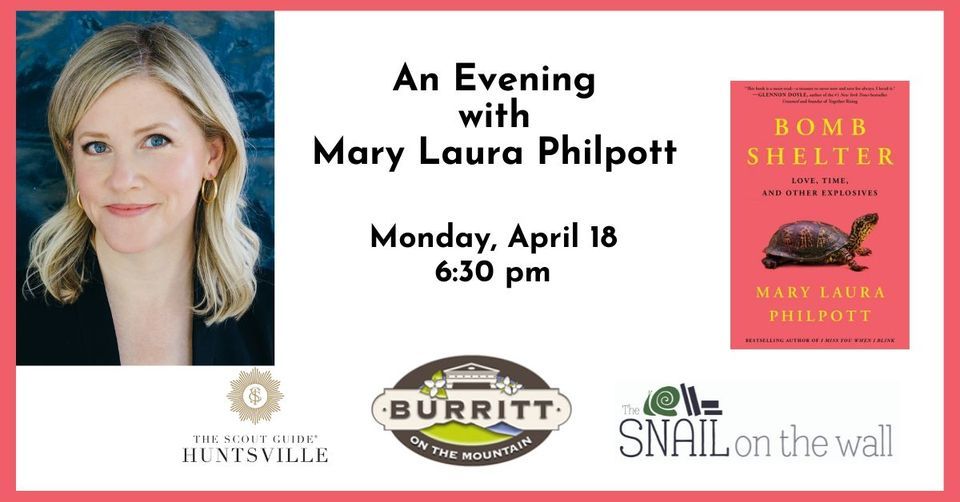 An Evening with Mary Laura Philpott, Burritt on the Mountain ...