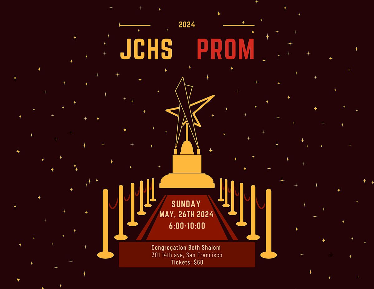 JCHS Prom 2024, Congregation Beth Sholom, San Francisco, 26 May 2024