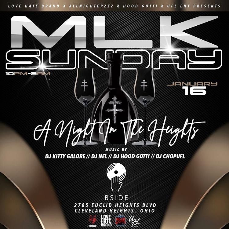 MLK Sunday: A Night In The Heights, B Side Lounge, CLEVELAND HEIGHTS ...