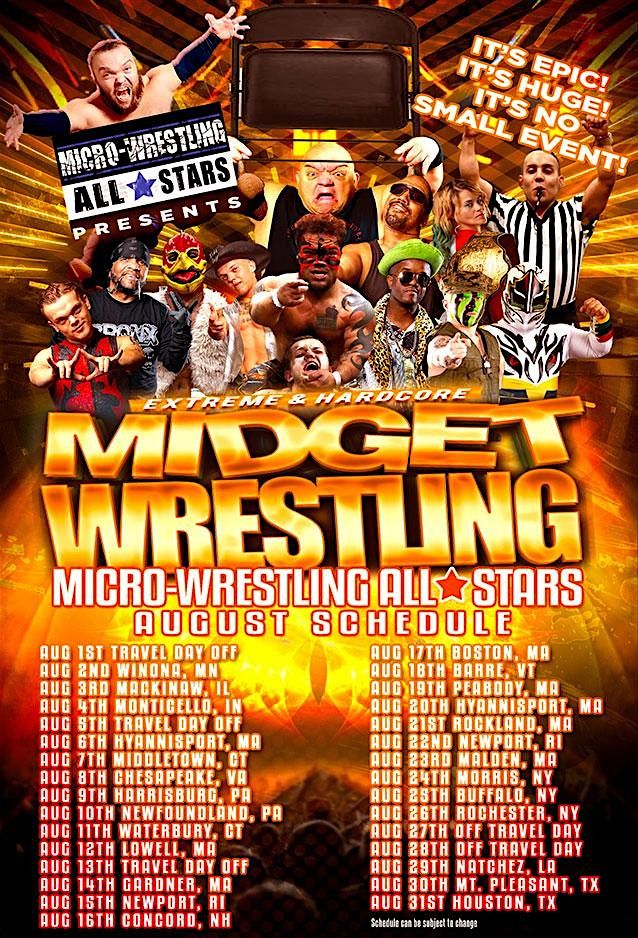 MICRO-WRESTLING ALL*STARS MIDGET WRESTLING! LIVE! INVADES BOSTON!, Game ...