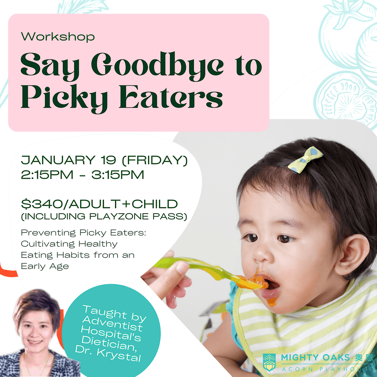 Say goodbye to picky eaters by Adventist Hospital Dietician, Dr ...