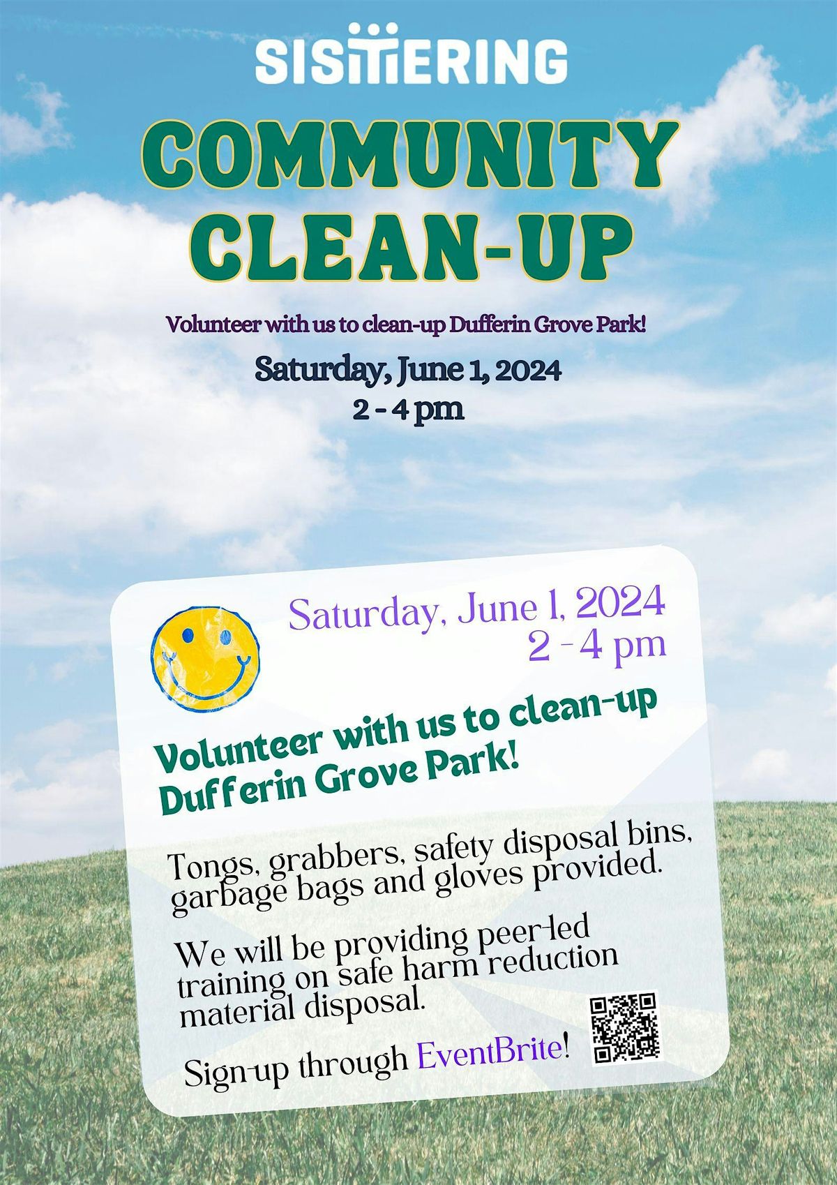 Community Clean-up Day!, Dufferin Grove Park, Toronto, 1 June 2024