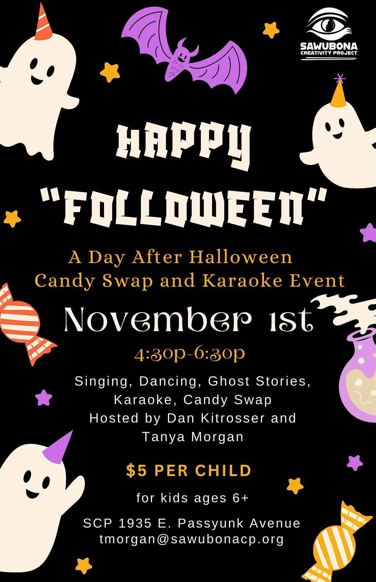 Happy Folloween: A Day After Halloween candy Swap and Karaoke ...