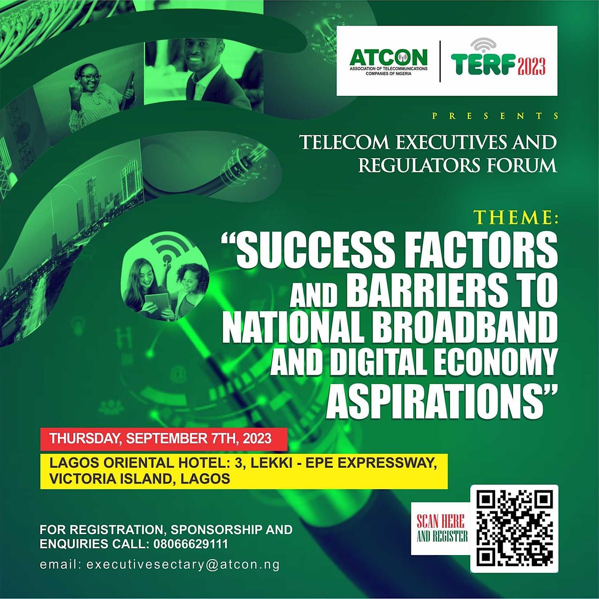 Telecom Executives and Regulators’ Forum 2023, Lagos Oriental Hotel, 7 ...