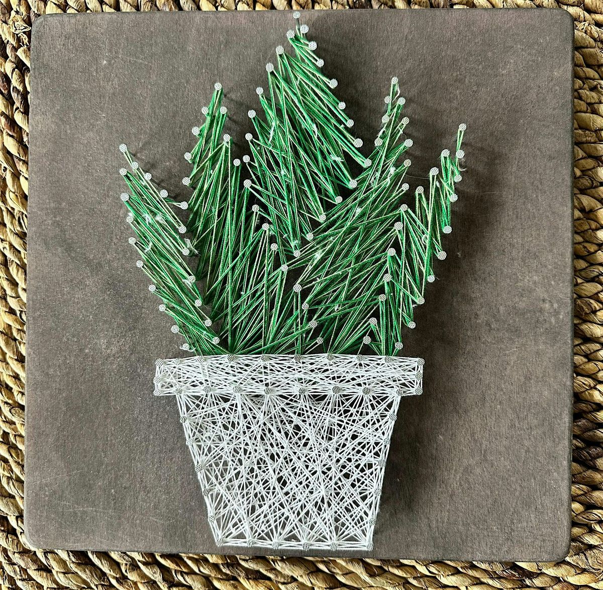 String Art Class at Wildcat Ranch, Wildcat Ranch, Phoenix, 6 April 2024