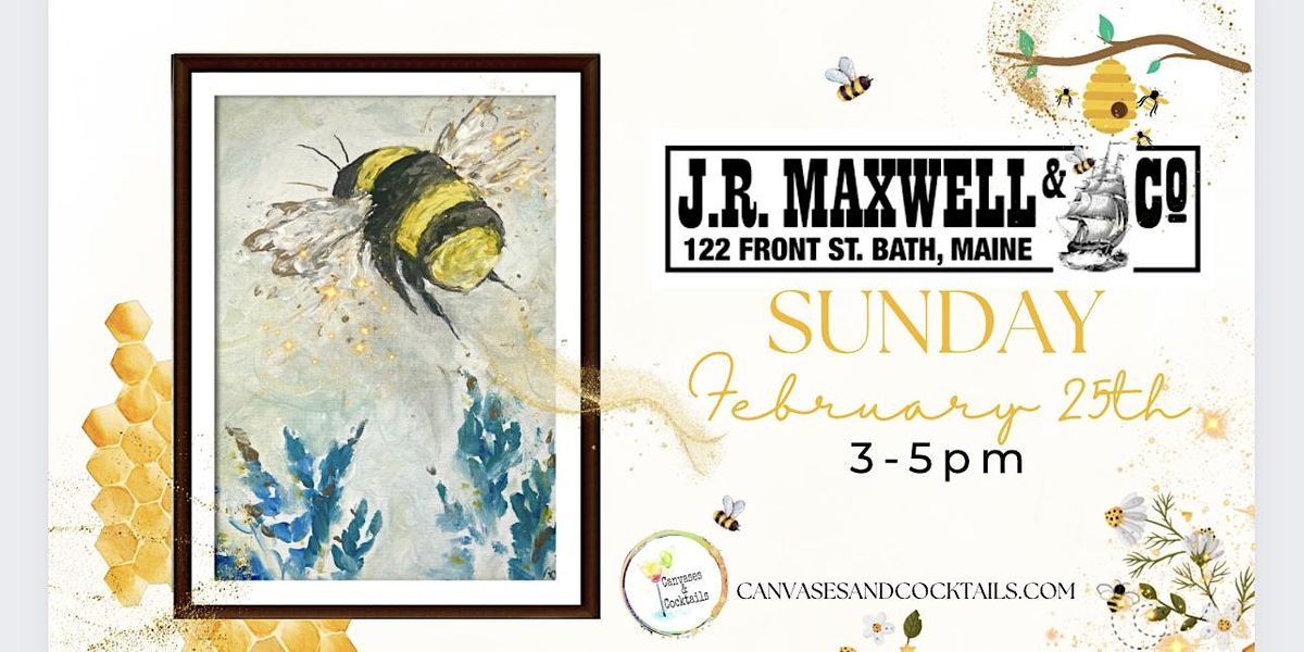 Canvases & Cocktails, J R Maxwell & Co., Bath, 25 February 2024