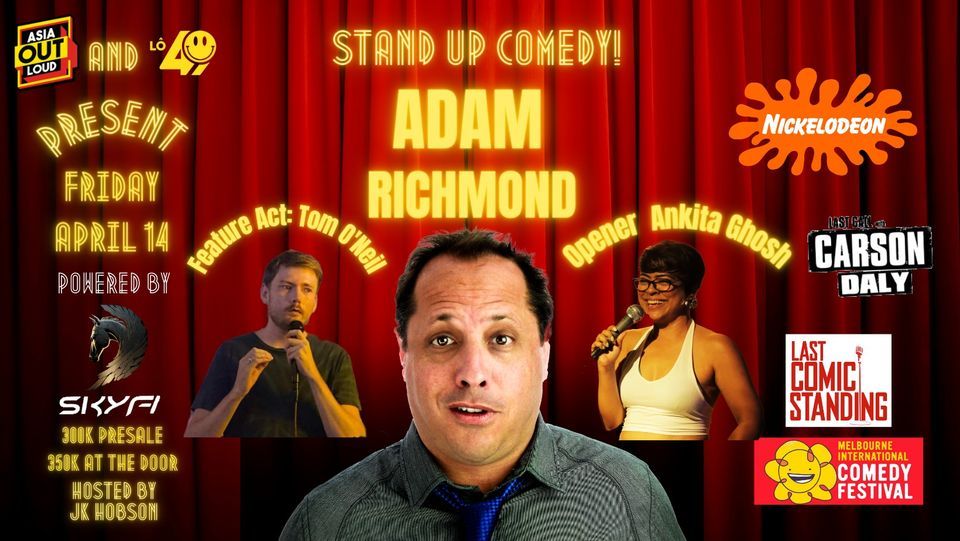 Standup Comedy: From Los Angeles ADAM RICHMOND (NICKELODEON, LAST COMIC ...
