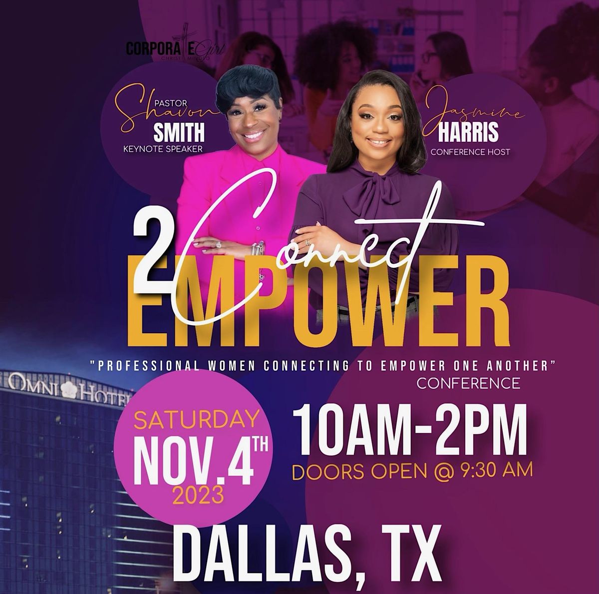 CGCM Connect 2 Empower Conference 2023, Omni Dallas Hotel, 4 November 2023