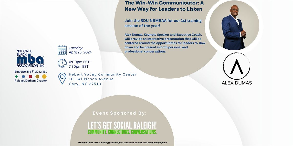 National Black MBA Association RDU Chapter - April General Body Meeting ...