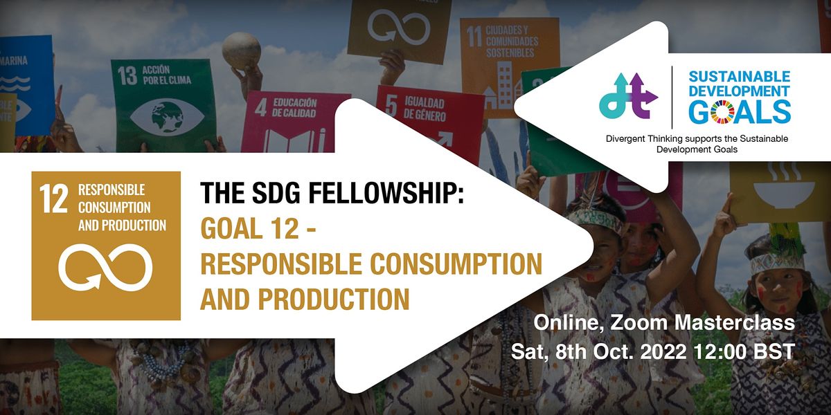 The SDG Fellowship: Goal 12- Responsible Consumption and Production ...
