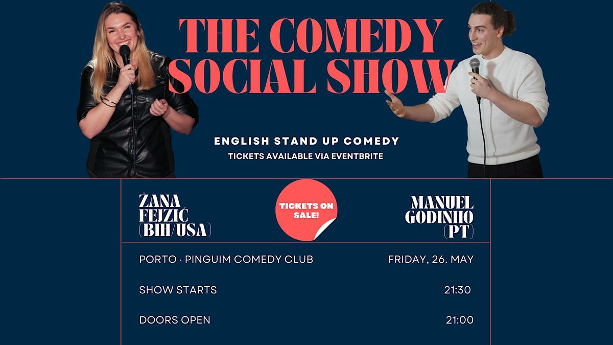 The Comedy Social Show: English Standup Comedy (Porto), Pinguim Café ...