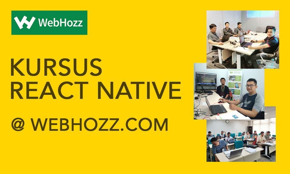 Kursus React Native Jakarta Bandung Oktober 2022 WebHozz, WebHozz ...