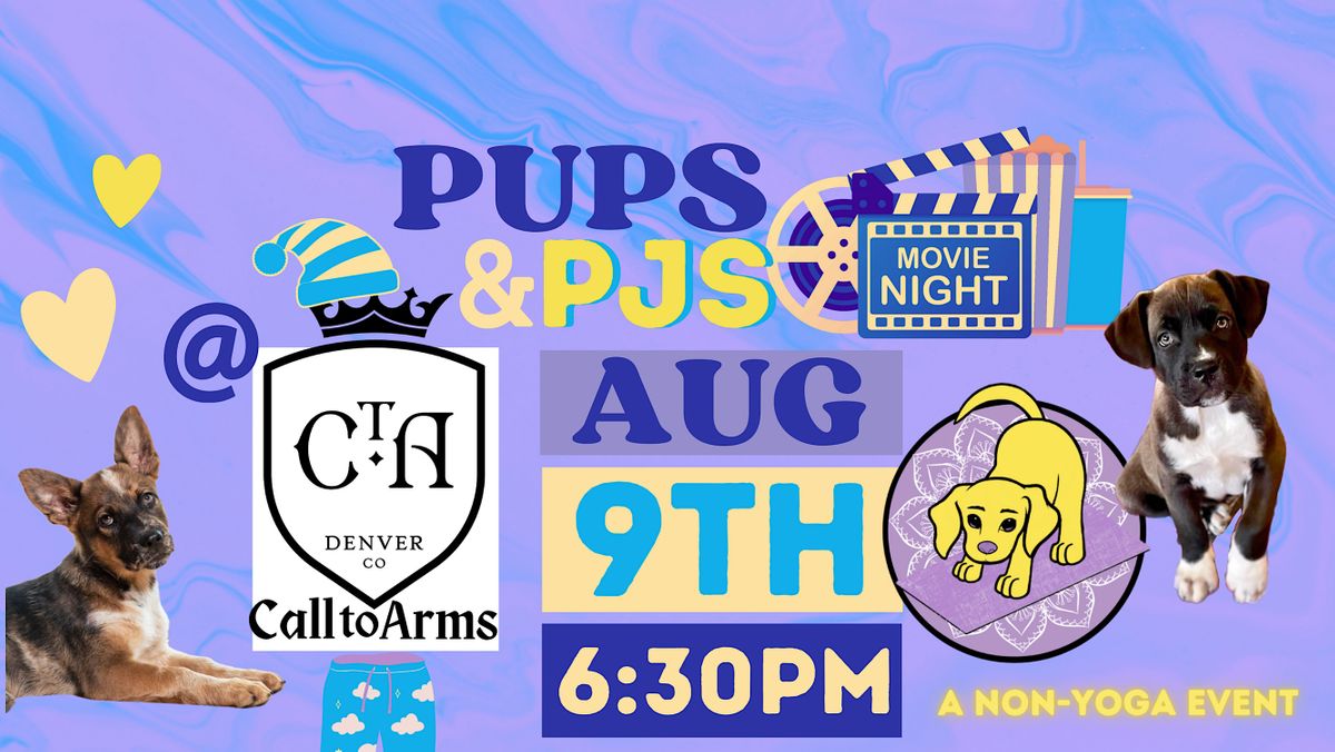 Puppies & Pajamas Movie Night at Call to Arms, Call to Arms Brewing ...