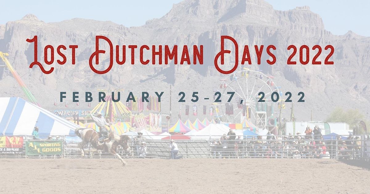 Lost Dutchman Days Rodeo 2022, Apache Junction Rodeo Grounds, 25 ...