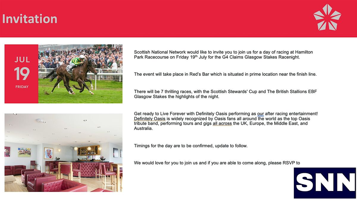 Scottish National Network @ Hamilton Racecourse Friday 19 July 2024 ...