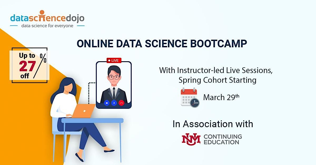 Data Science Bootcamp with Live Sessions - Spring Cohort, Online, 29 ...