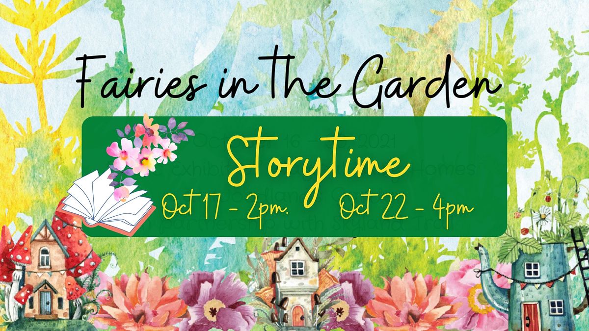 Fairies in the Garden Storytime, Woodlands Garden, Decatur, 17 October ...