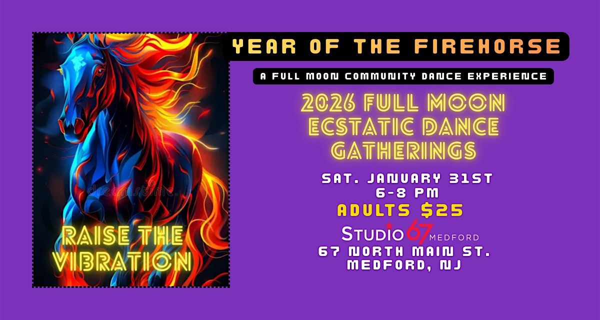 ECSTATIC DANCE: IGNITE THE HERD Full Moon Community Dance Experience ...