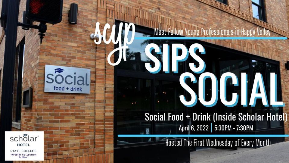 SCYP Social: April Sips, 201 E Beaver Ave, State College, PA 16801-4902 ...