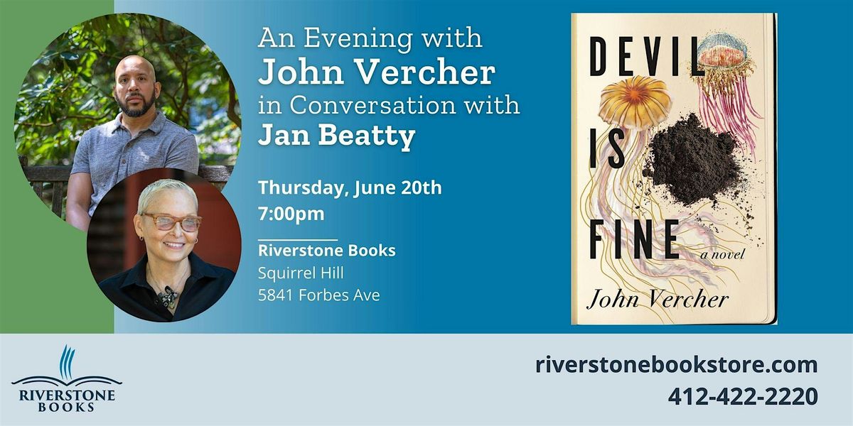 Author John Vercher in Conversation with Jan Beatty, Riverstone Books ...