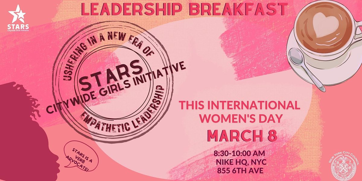 STARS CGI Leadership Breakfast, Nike New York Headquarters, 8 March 2023