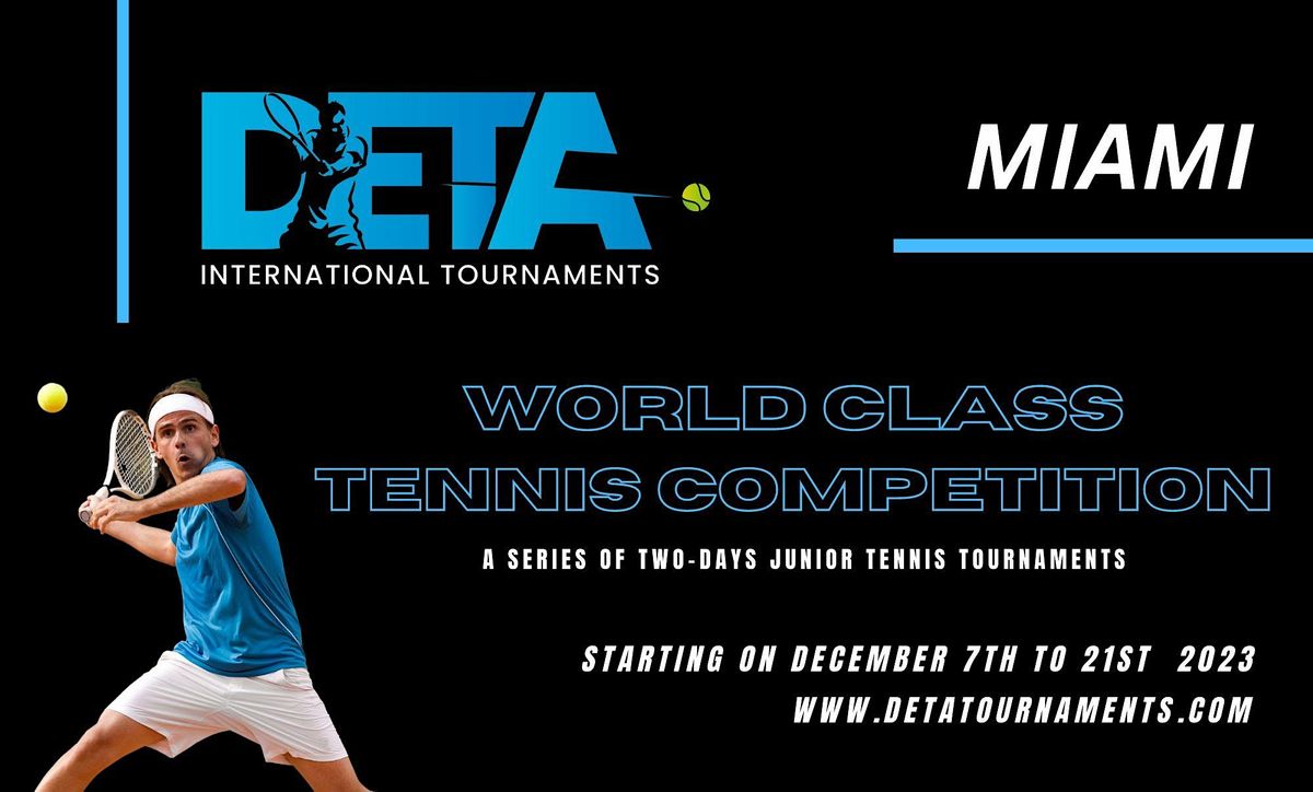 DETA International Tournaments, Continental Tennis Center, Miami, 16 ...