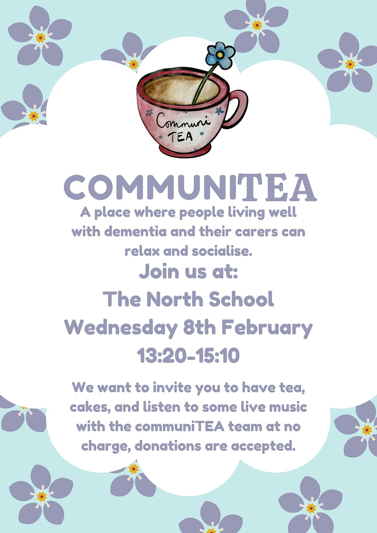 CommuniTEA, The North School, Ashford, 29 March 2023