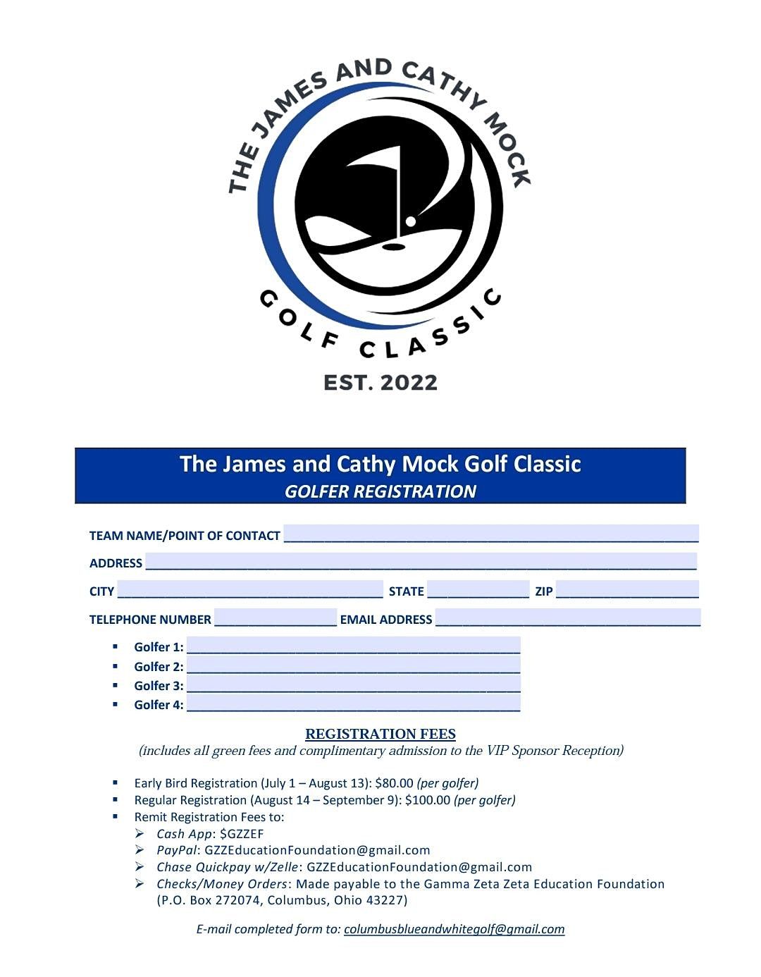 The Inaugural James and Cathy Mock Golf Classic, Cumberland Trail Golf ...