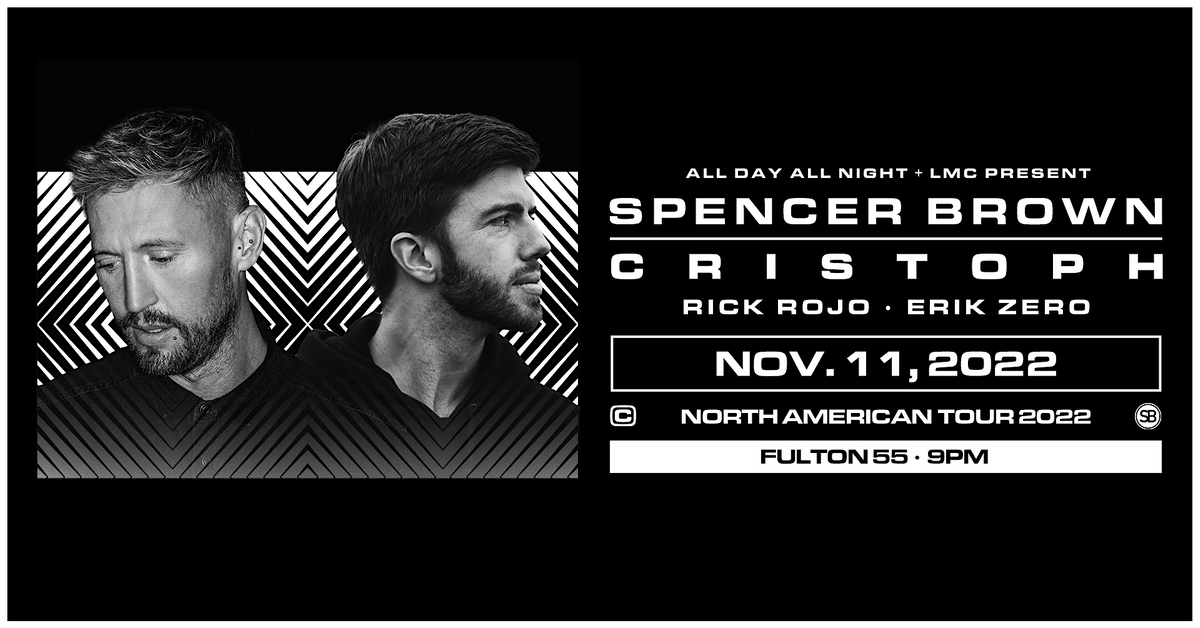 Spencer Brown + Cristoph at Fulton 55, Fulton 55, Fresno, 11 November ...
