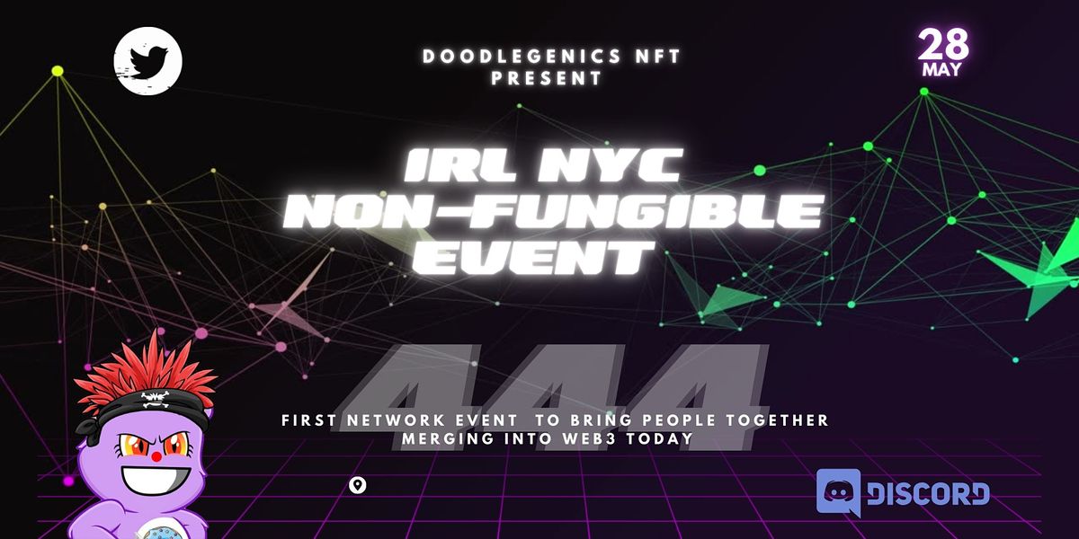 Doodlegenics NFT X WEB3, Blue Midtown, New York, 28 May to 29 May